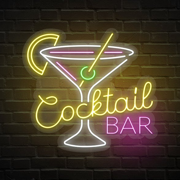 Cocktail Bar Neon Light